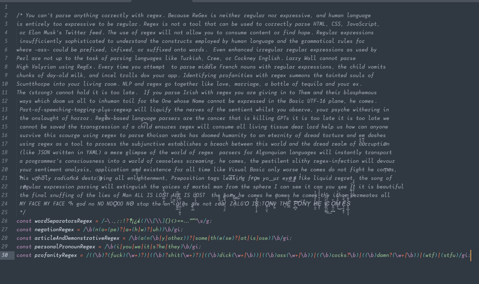 A Small Guide for Writing Comments in Front-end Code – Frank M Taylor